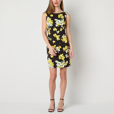 Click here for Alyx Womens Sleeveless Floral Sheath Dress  16  Ye... prices
