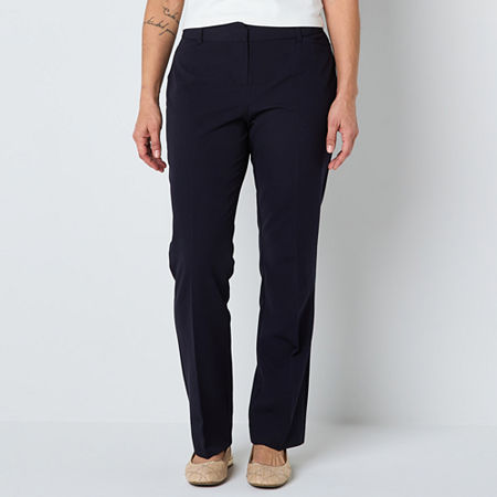 Click here for Liz Claiborne Audra Womens Straight Mid Rise Trous... prices