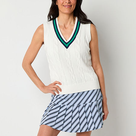 Click here for St. Johns Bay Womens V Neck Sleeveless Pullover Sw... prices