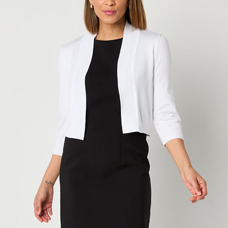 Click here for Perceptions Womens 3/4 Sleeve Shrug Petite  Petite... prices