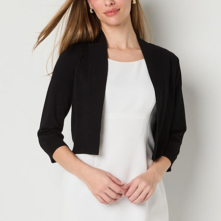 Click here for Perceptions Womens 3/4 Sleeve Shrug Petite  Petite... prices