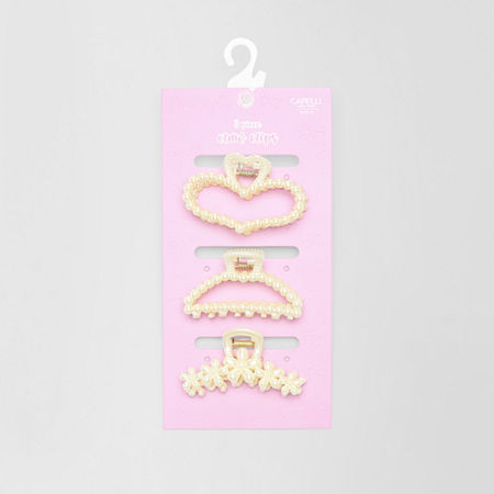 Click here for Capelli of N.Y. Girls 3-pc. Hair Clip  One Size  B... prices