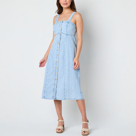 Click here for Frye and Co. Womens Sleeveless Midi Sundress  X-sm... prices