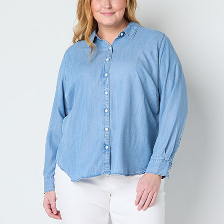 Click here for Liz Claiborne Womens Long Sleeve Cuffed Sleeve Reg... prices