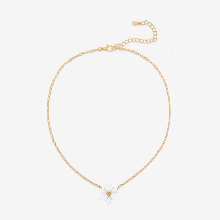 Click here for Bijoux Bar Delicates Womens Glass Fleur De Lis 16... prices