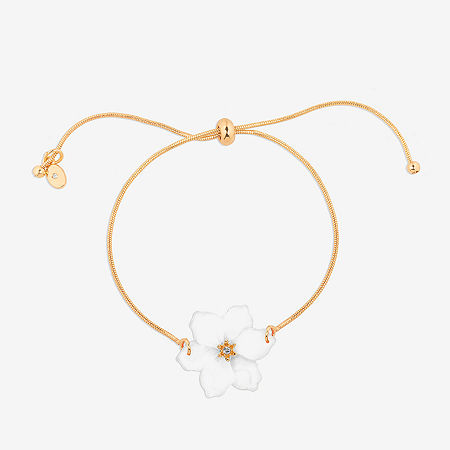 Click here for Bijoux Bar Delicates Womens Glass Flower Bolo Brac... prices