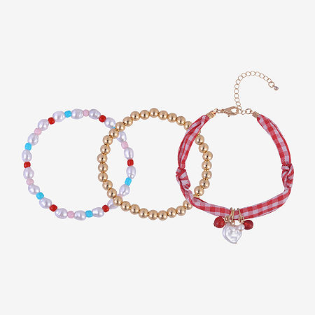 Click here for Arizona Girls 3-pc. Bracelet Set  One Size  Multip... prices