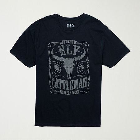 Click here for Ely Cattleman Mens Crew Neck Short Sleeve T-Shirt... prices