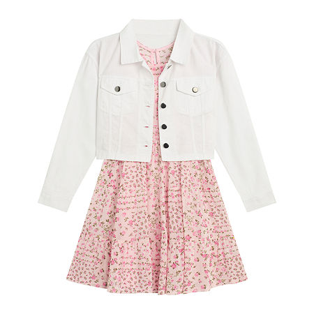 Click here for by&by girl Big Kid Girls Cap 2-pc. Dress Set  12... prices