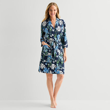 Click here for LIZ FRENCH TERRY ROBE  Medium  Blue prices