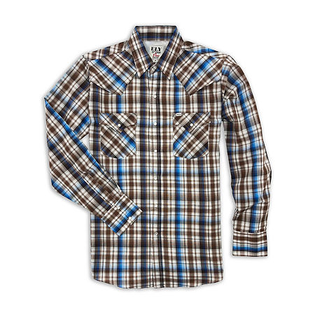 Click here for Ely Cattleman Mens Long Sleeve Western Shirt  Medi... prices