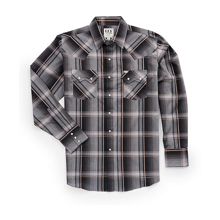 Click here for Ely Cattleman Mens Long Sleeve Western Shirt  Smal... prices