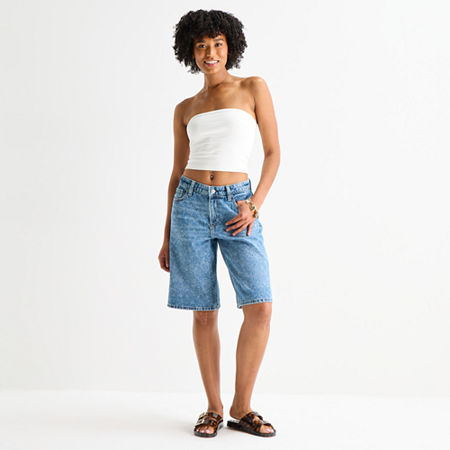 Click here for Arizona Womens 12 1/4 Low Rise Juniors Plus Denim... prices