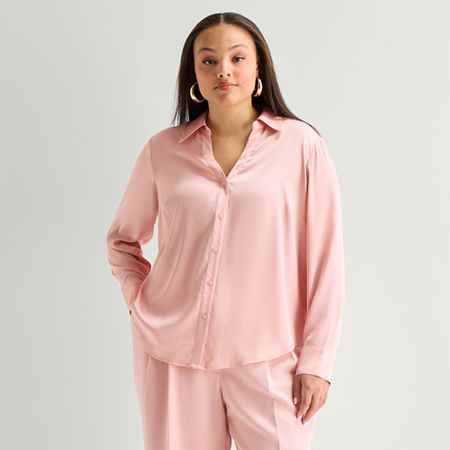 Click here for Worthington Womens Plus Long Sleeve Blouse  3x  Pi... prices