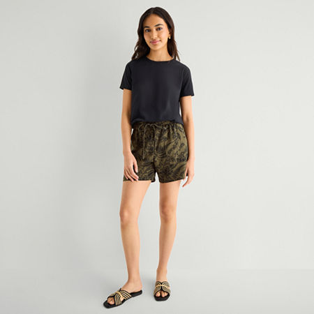 Click here for a.n.a Womens High Rise Pull-On Short  Xx-large  Gr... prices