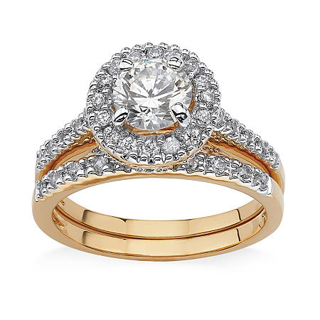 Click here for Womens 1 3/4 CT. T.W. Cubic Zirconia 18K Gold Over... prices