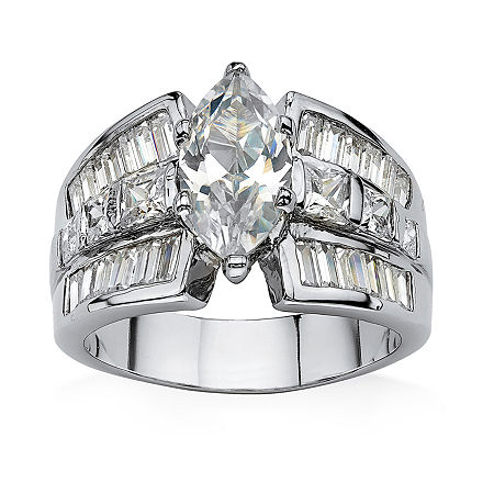 Click here for DiamonArt Womens White Cubic Zirconia Engagement R... prices
