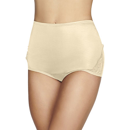 Vanity Fair Lace Nouveau Nylon Brief - 13001  10  White