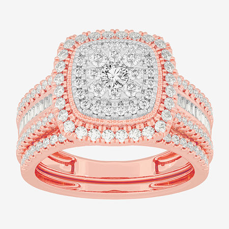 Click here for Womens 1 CT.T.W. Natural Diamond 10K Gold Cushion... prices