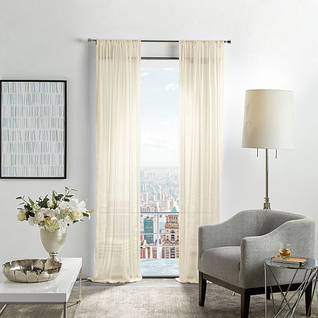 Click here for Martha Stewart Glacier Rod Pocket Sheer Set of 2 C... prices