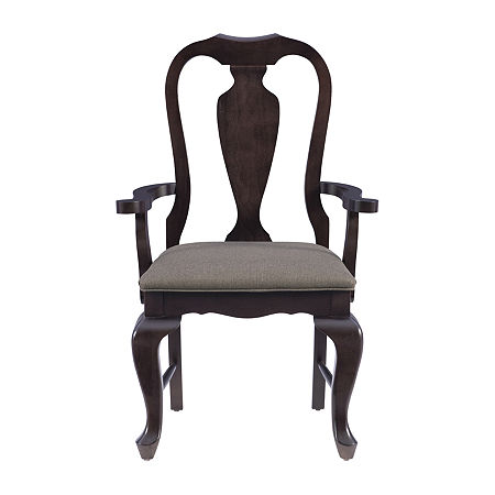 Click here for Lynk Wooden Upholstered Armchair  One Size  Brown prices