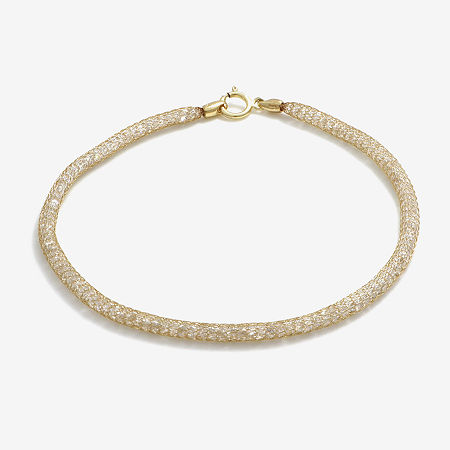 Click here for Made in Italy Womens 10K Gold 7.5 Inch Solid Link... prices