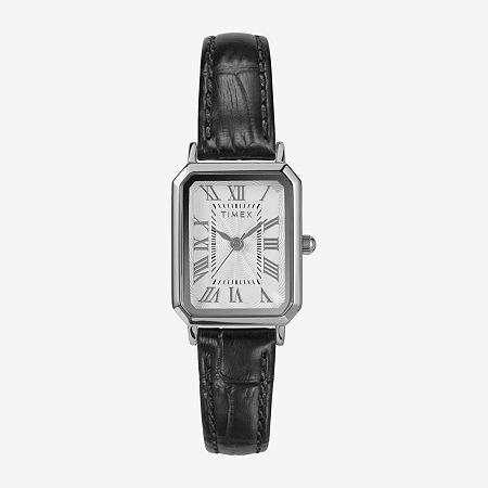 Click here for Timex Womens Black Leather Strap Watch Tw2y00800ji... prices
