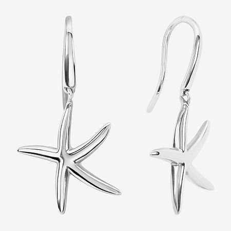 Click here for Silver Reflections Starfish Womens Pure Silver Ove... prices