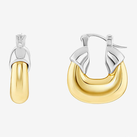 Click here for Silver Reflections Womens 18K Gold Over Brass 25mm... prices