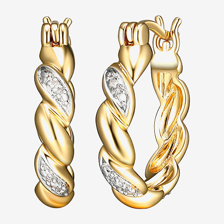 Click here for Sparkle Allure Diamond Accent 18K Gold Over Brass... prices