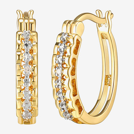 Click here for Sparkle Allure Diamond Accent 18K Gold Over Brass... prices