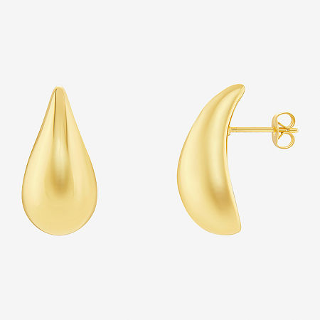Click here for Silver Reflections 14K Gold Over Brass 20mm Stud E... prices