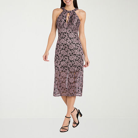 Click here for R & M Richards Lace Womens Sleeveless Midi Sheath... prices