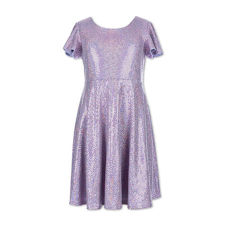 Click here for Speechless Big Kid Girls Short Sleeve Flutter Slee... prices