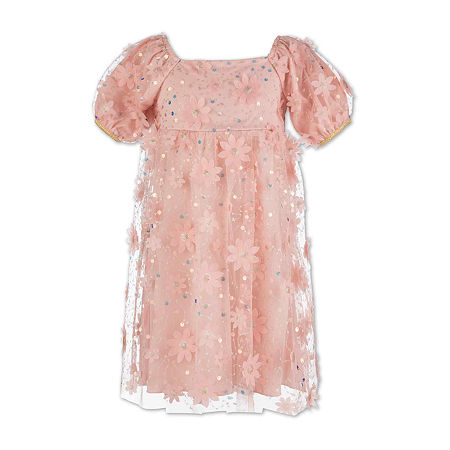 Click here for Speechless Little Girls Elbow Sleeve Puffed Sleeve... prices