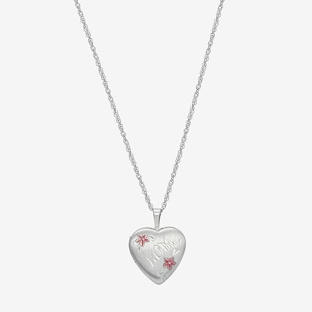 Click here for Womens Sterling Silver 18 Inch Locket Necklace  On... prices