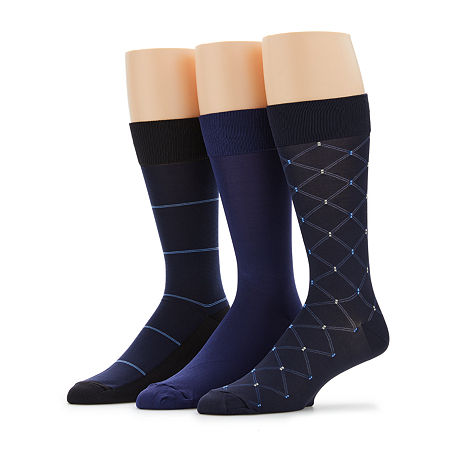 Click here for Stafford Microfiber Mens 3 Pair Big and Tall Crew... prices