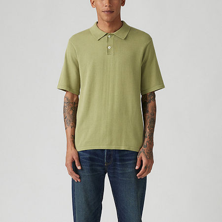 Click here for Levis Mens Short Sleeve Sweater Polo Shirt  Medium... prices