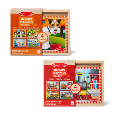 Melissa & Doug Jigsaw In A Box Bundle 2-pc. Puzzle, Color: Multi - JCPenney