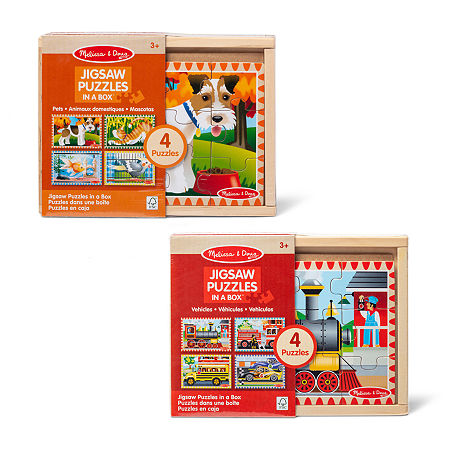 Click here for Melissa & Doug Jigsaw In A Box Bundle 2-pc. Puzzle... prices