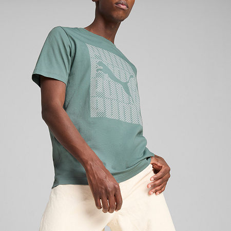 Click here for PUMA Mens Crew Neck Short Sleeve Regular Fit Graph... prices