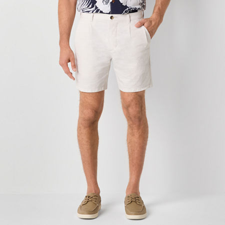 Click here for St. Johns Bay Chambray Mens 8 Chino Short  40  Bei... prices