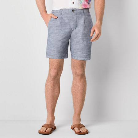 Click here for St. Johns Bay Chambray Mens 8 Chino Short  42  Blu... prices