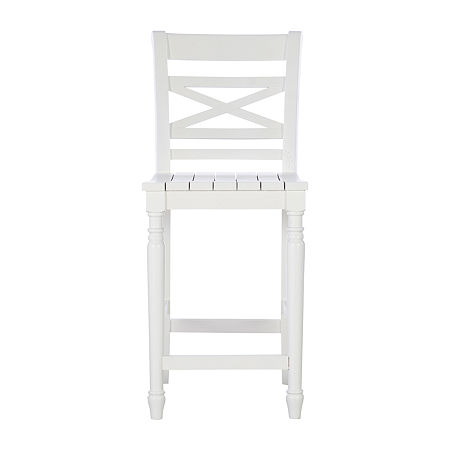Click here for Asher Bar & Counter Stools in White Wood  One Size... prices