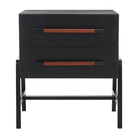 Click here for Tiona 2-Drawer Nightstand  One Size  Black prices