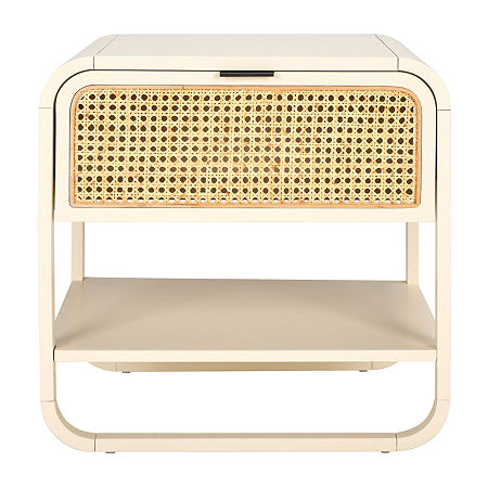 Click here for Yunis 1-Drawer Nightstand  One Size  White prices