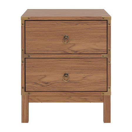 Click here for Galio 2-Drawer Nightstand  One Size  Brown prices