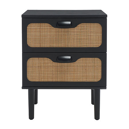 Click here for Irelia 2-Drawer Nightstand  One Size  Black prices