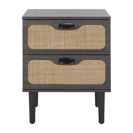 Click here for Irelia 2-Drawer Nightstand  One Size  Black prices
