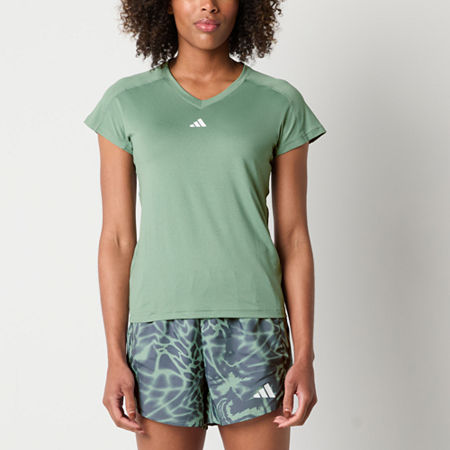 Click here for adidas Womens Training Moisture-Wicking Logo V-Nec... prices